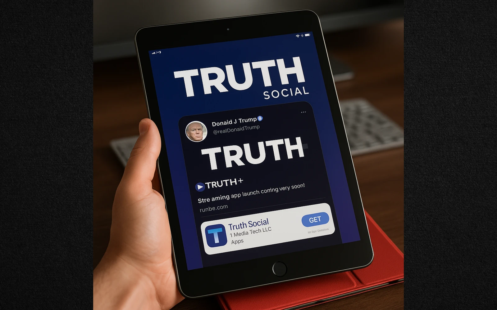 Trump Media lanza la app de Truth Social para iPads